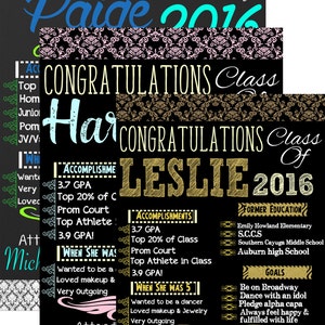 Custom Graduation Party Ideas, Custom Damask Graduation Board ...