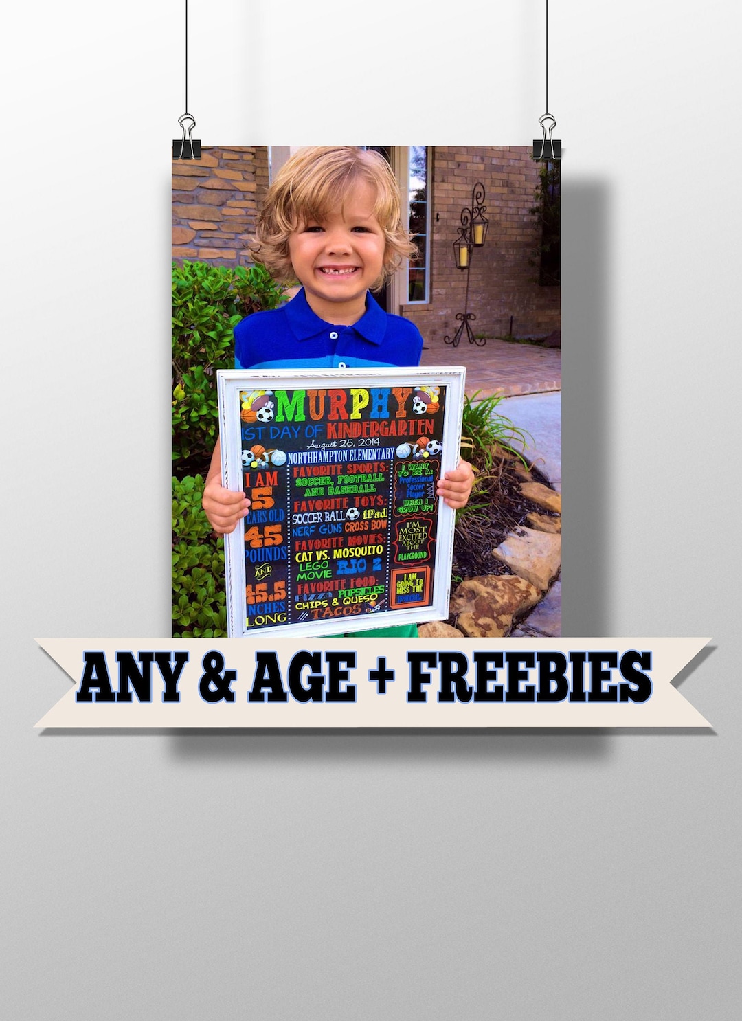 Sport Themed First Day of School Sign Printable, Boys Sport 1st Day of ...