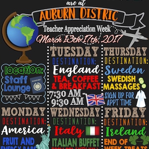 Best Teachers in the World Theme, Teacher Appreciation Week Themes ...