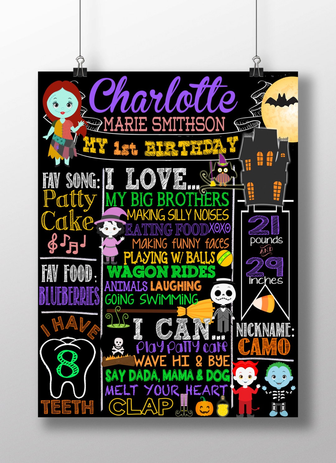 Monster Mash Birthday Decor, Girls Monster Mash Birthday Party, Monster ...