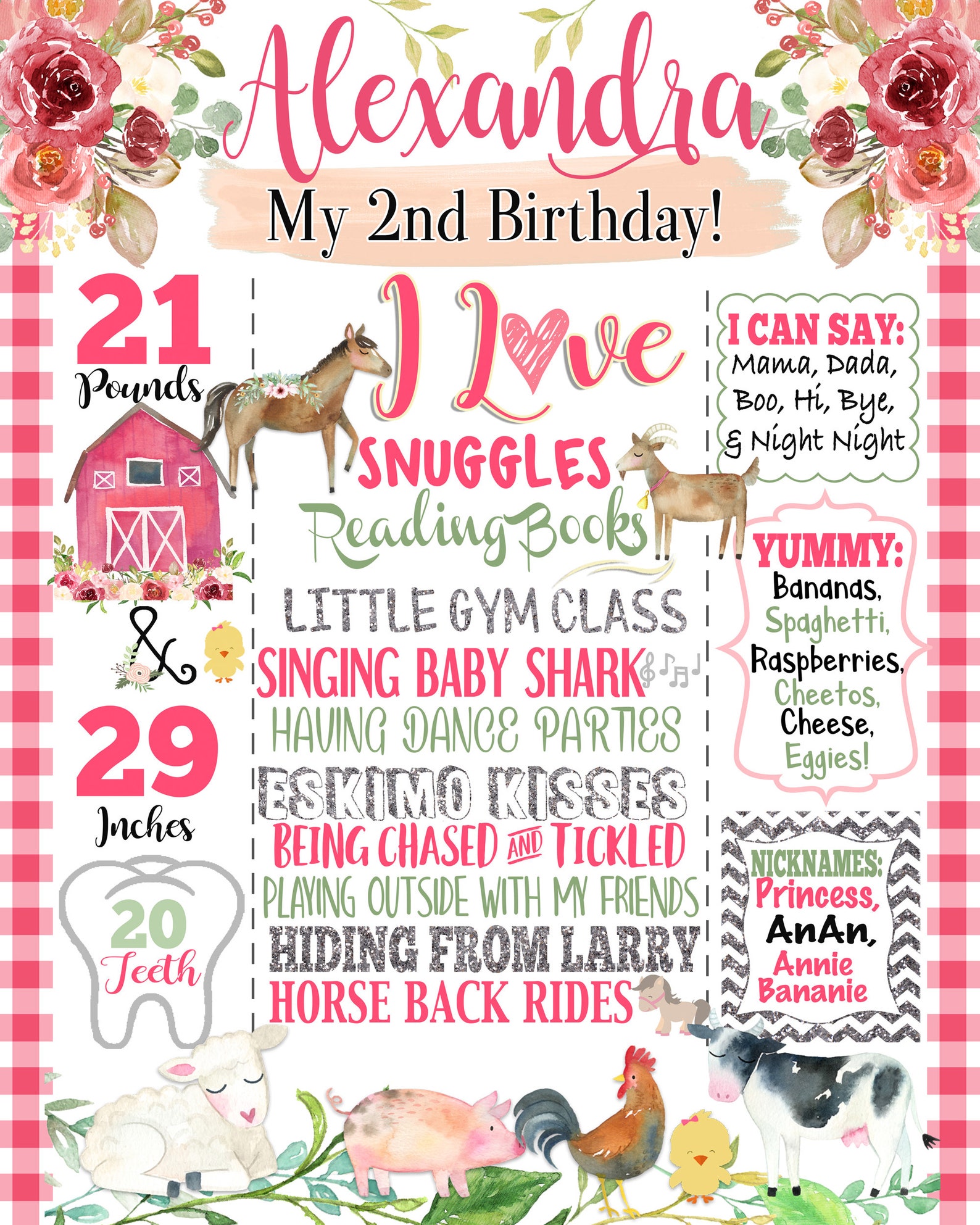 Rustic Farm Birthday Party Theme Girls Farm Birthday Party | Etsy