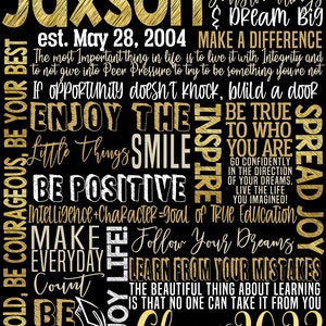 Boy Graduation Gift, Unique Graduation Gift for Son, Guys Grad Party ...