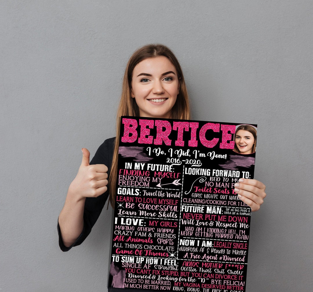 Celebration of Divorce Ideas, Divorce Party Sign, Personalized Divorcee ...