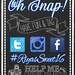 Oh Snap Sign, Snap and Tag Sign, Social Media Sign, Custom Hashtag Sign ...