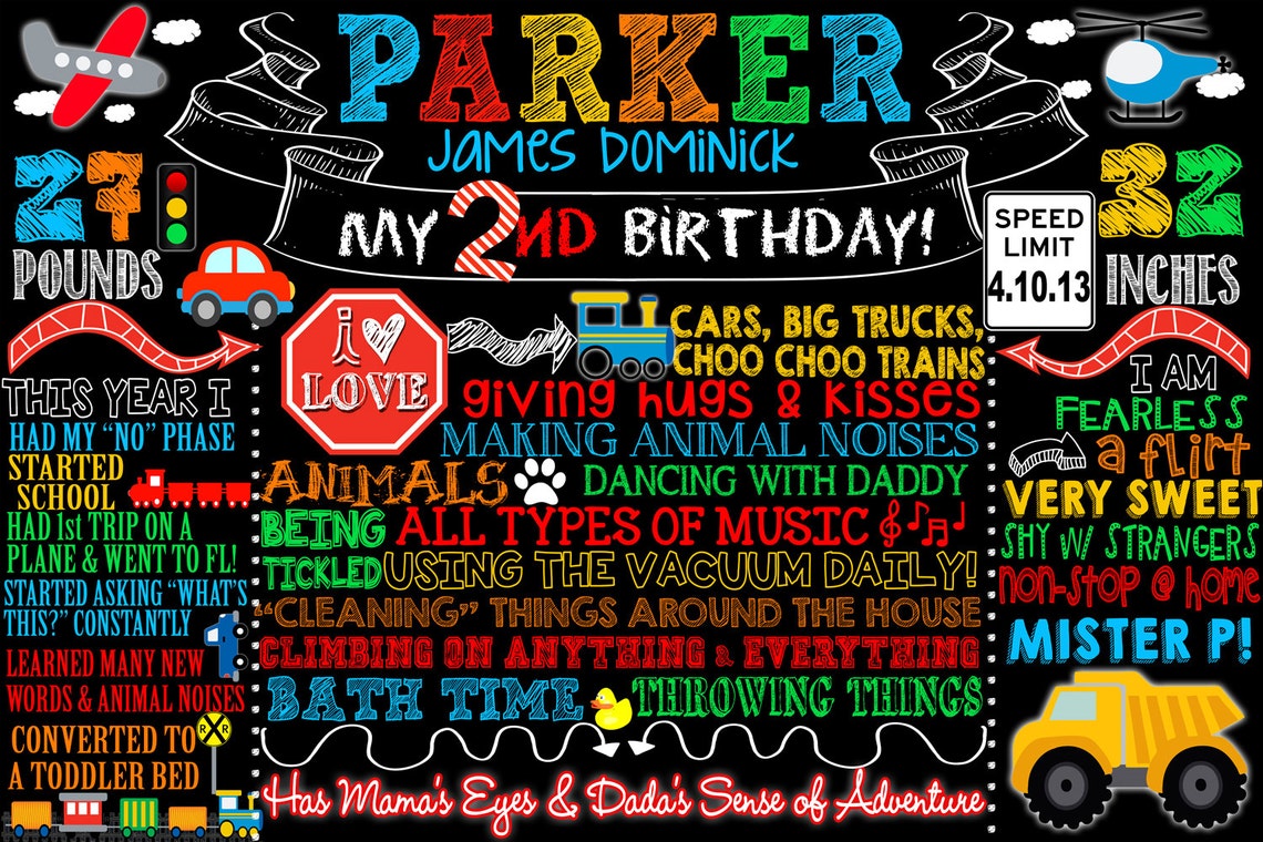 Transportation Birthday Sign Custom Transportation Sign - Etsy