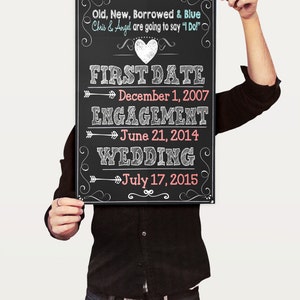 Important Date sign our first dates couples first dates | Etsy