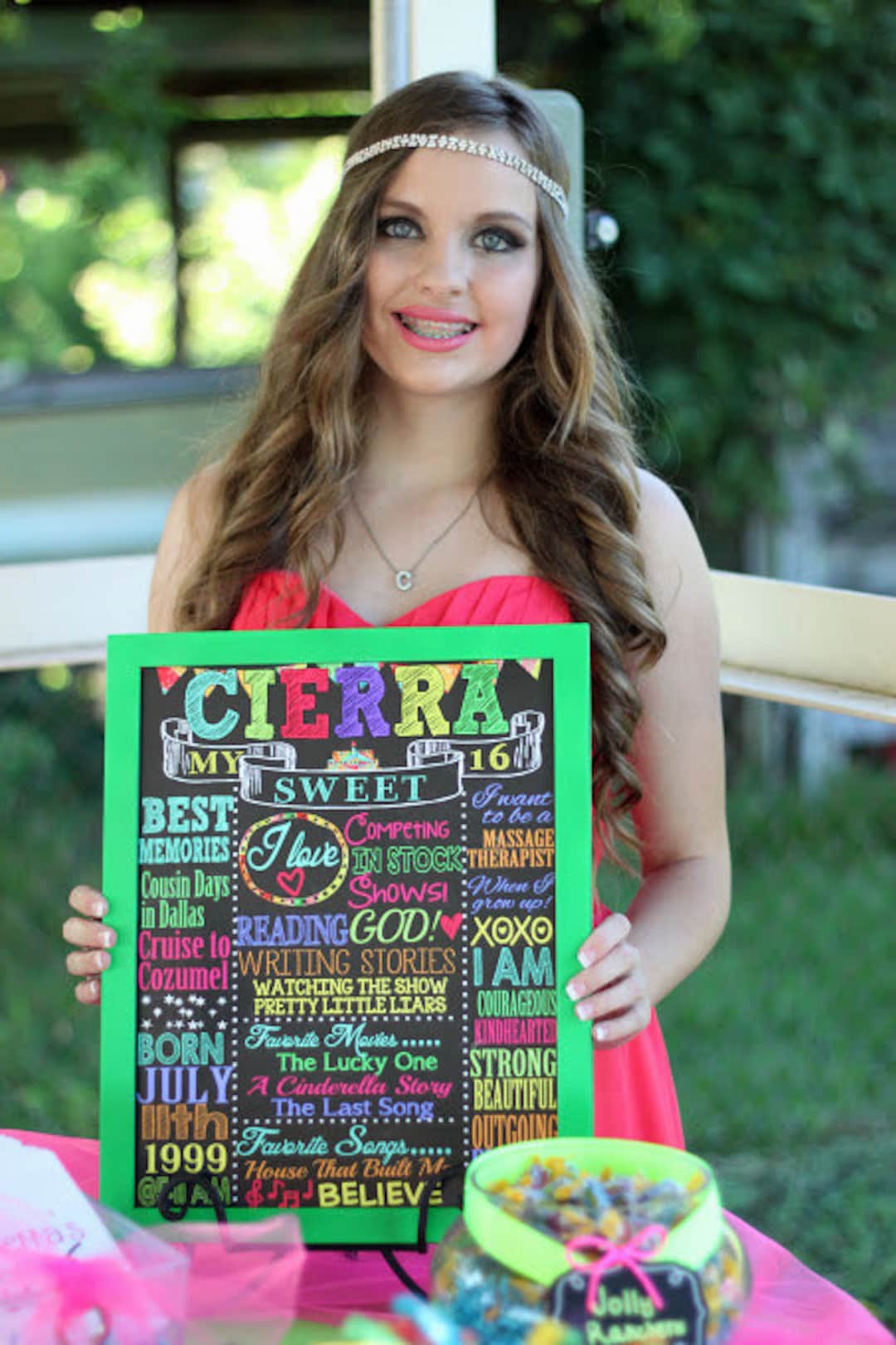 Neon Sweet 16th Birthday, Glow in the Dark Sweet 16, Glow in the Dark ...