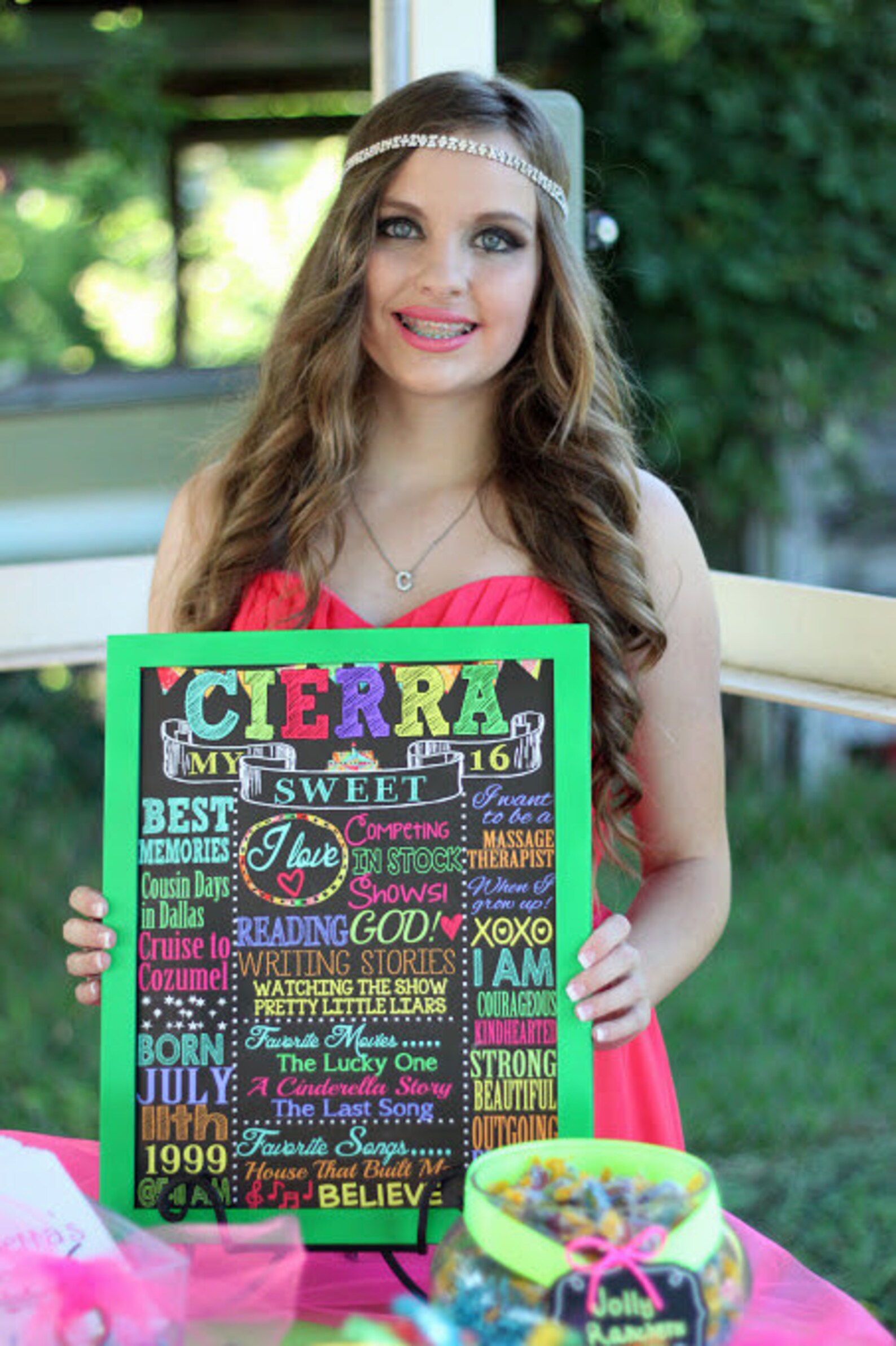 Neon Sweet 16th Birthday, Glow in the Dark Sweet 16, Glow in the Dark ...
