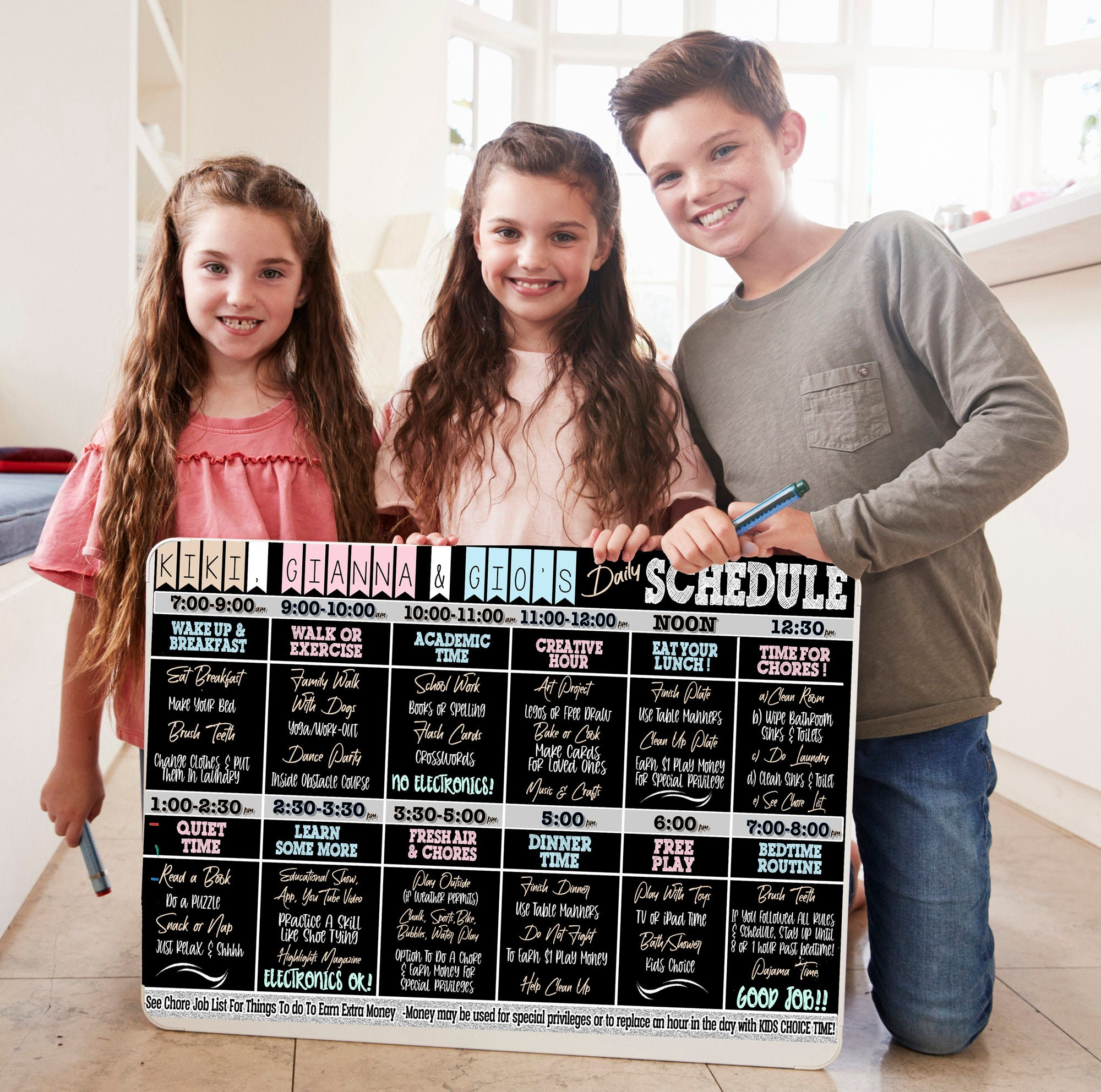 Daily Routine for Kids Personalized Daily Schedule for Kids | Etsy