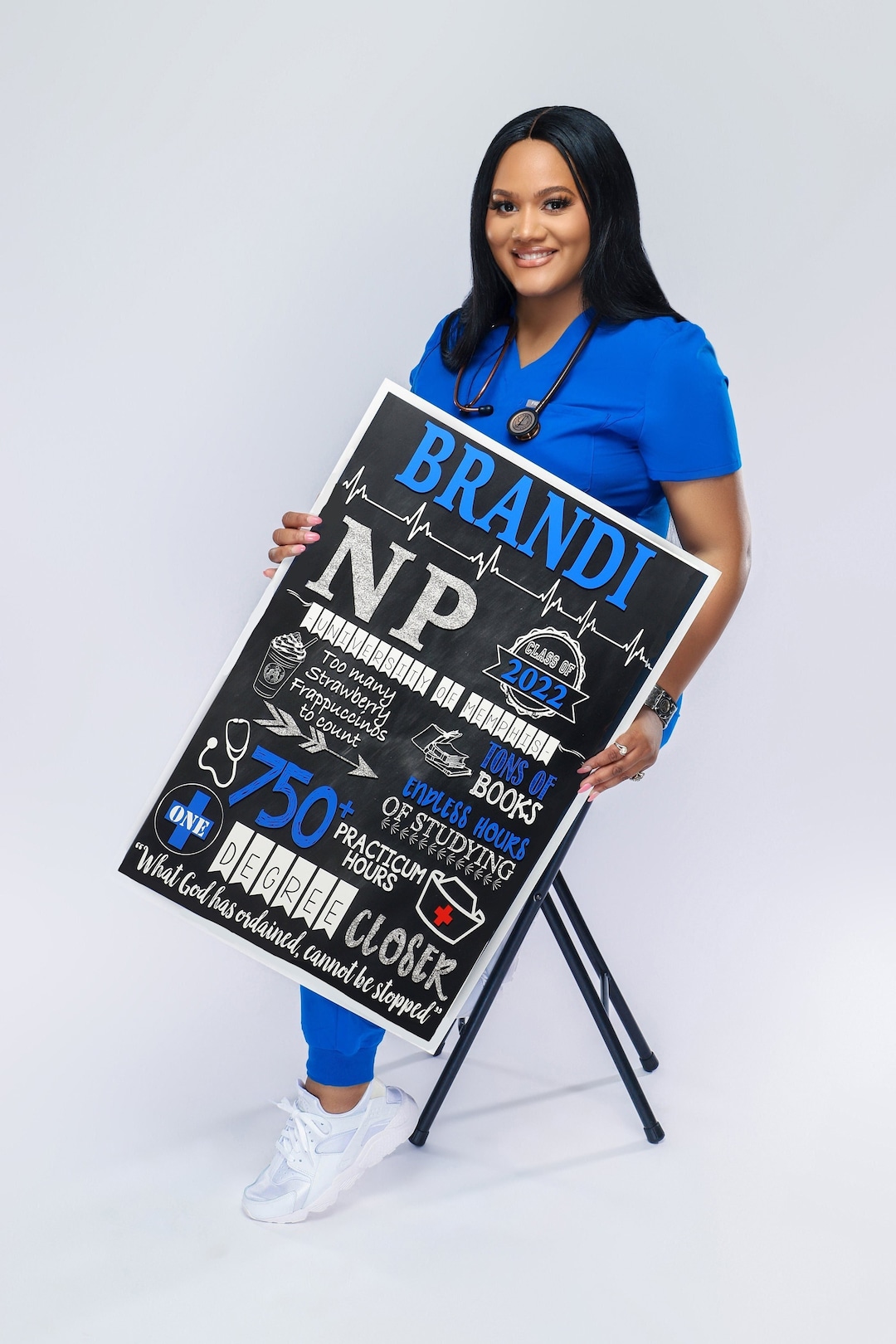 Nurse Practitioner Gifts, LPN Gift, Nurse Graduation Photoshoot Signs ...