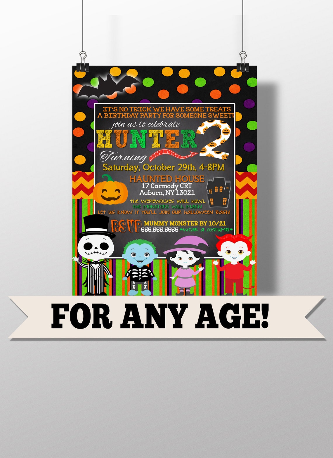 Monster Mash Birthday Decor Girls Monster Mash Birthday | Etsy