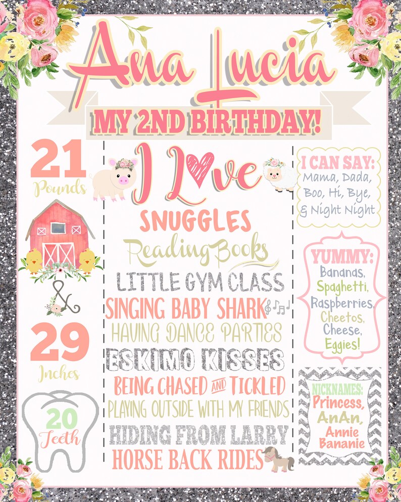 Rustic Farm Birthday Party Theme Girls Farm Birthday Party | Etsy