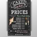 Bakery Menu, Custom Bakery Signs, Chalkboard Style Bakery Sign ...