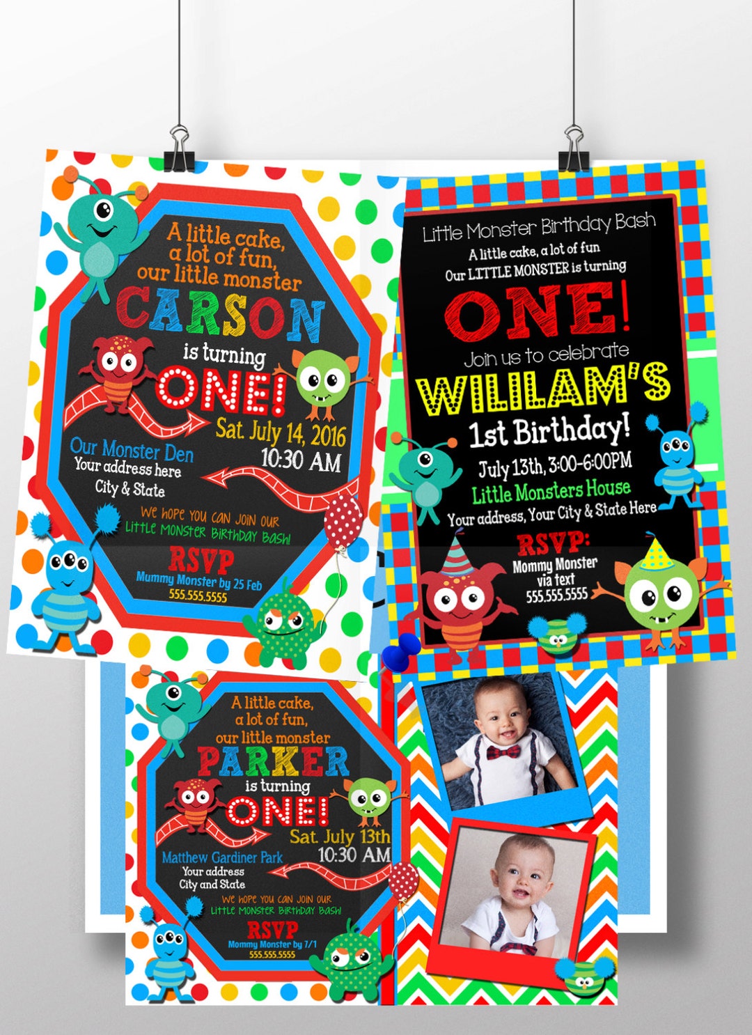 Monster Birthday Invitation, Monster Mash Birthday Party Decor, Our ...