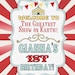 Rustic Styled Big Top Vintage Circus Sign - Carnival Welcome Sign Great ...