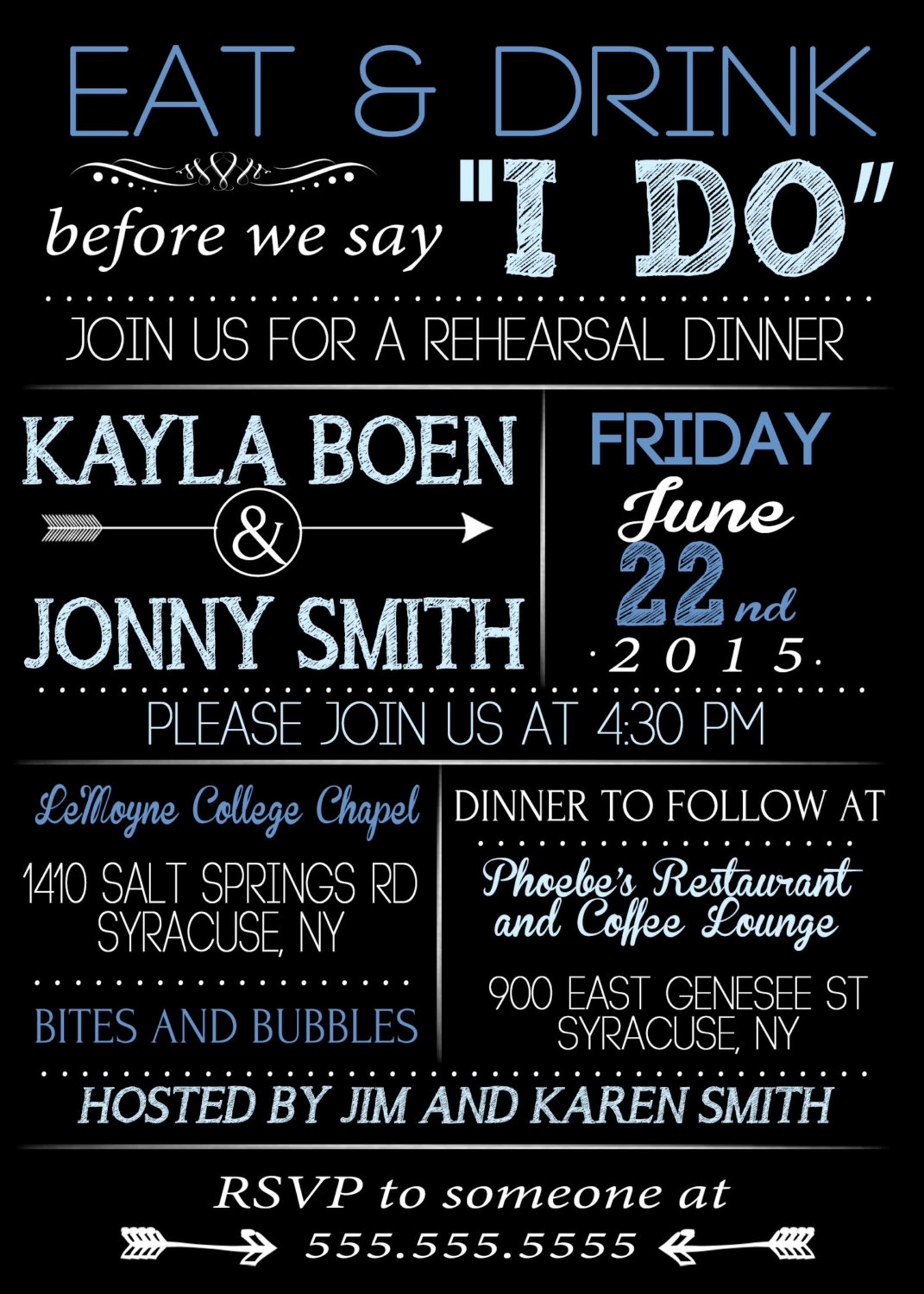 Eat Drink I Do Invitations Eat and Drink Before We Say I Do - Etsy
