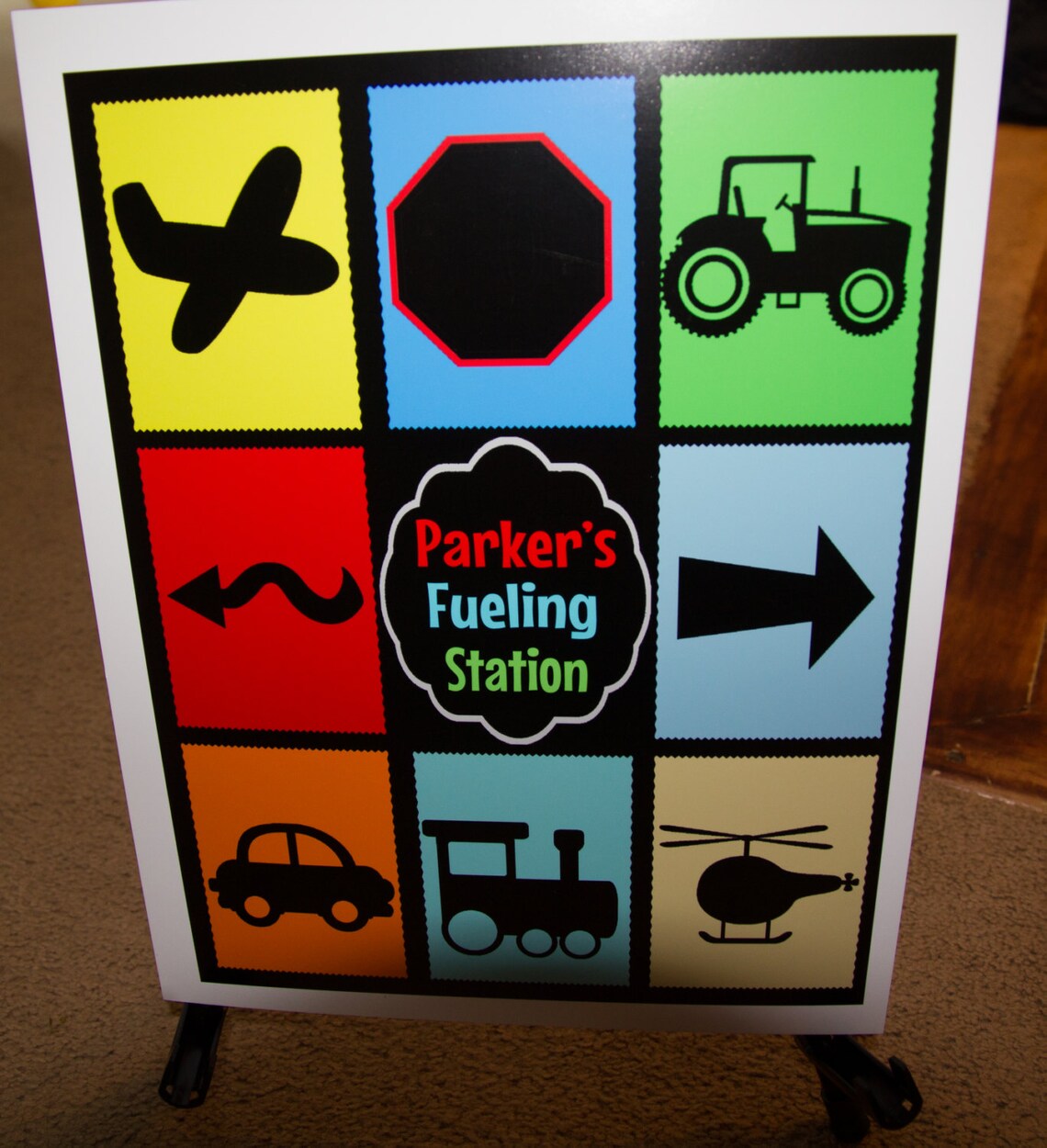 Custom Fueling Station for Transportation Birthday Party Food - Etsy