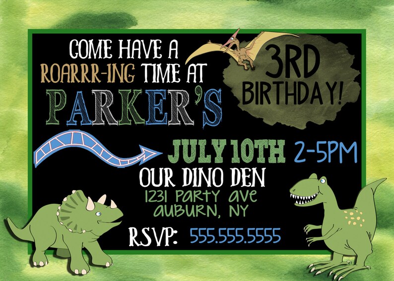 Dinosaur Birthday Board Boys Dino Birthday Decor Green Brown - Etsy