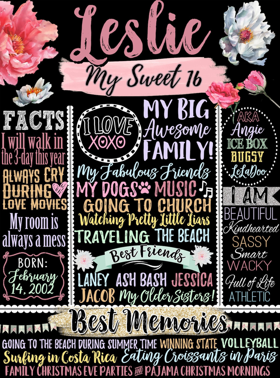 16 Birthday Board 16th Birthday Sign Sweet 16 Birthday - Etsy