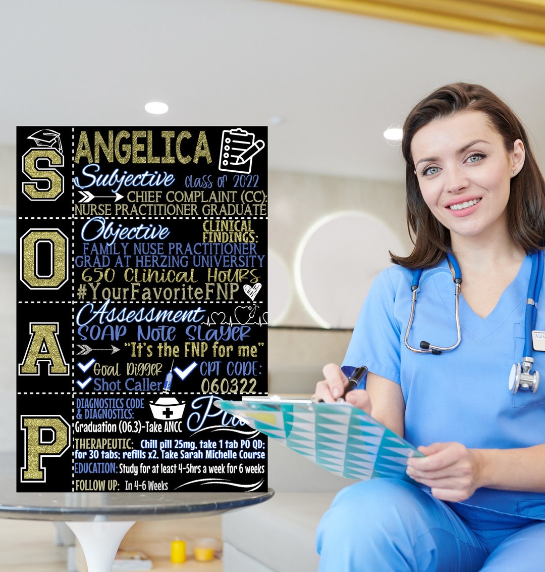 SOAP Sign for Nursing Student Gifts and Graduation Decor, Nurse ...