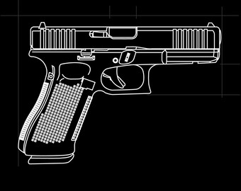 Laser Cut Glock - Etsy