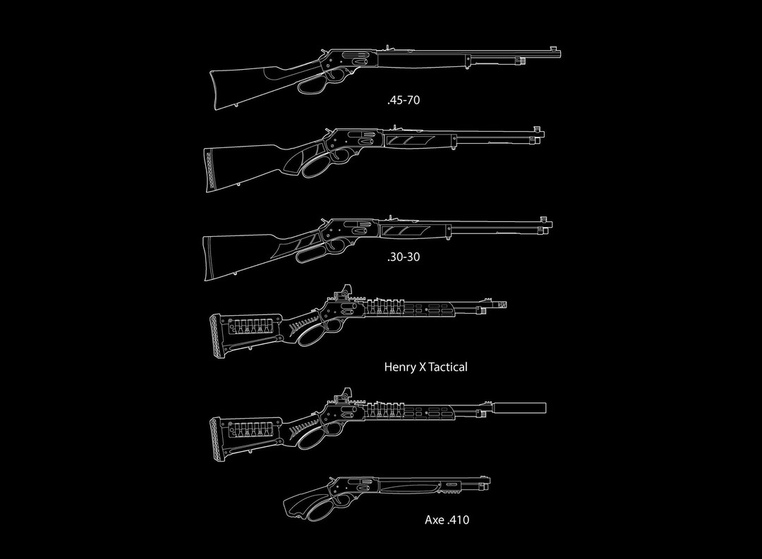 Henry Repeater Rifle Vector Images (5-for-1) - Etsy