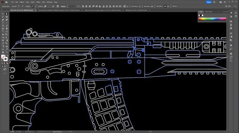 Highly Detailed Rifle SVG Collection in Vector Format - Etsy