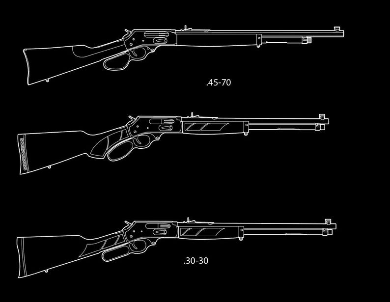 Highly Detailed Rifle SVG Collection in Vector Format - Etsy
