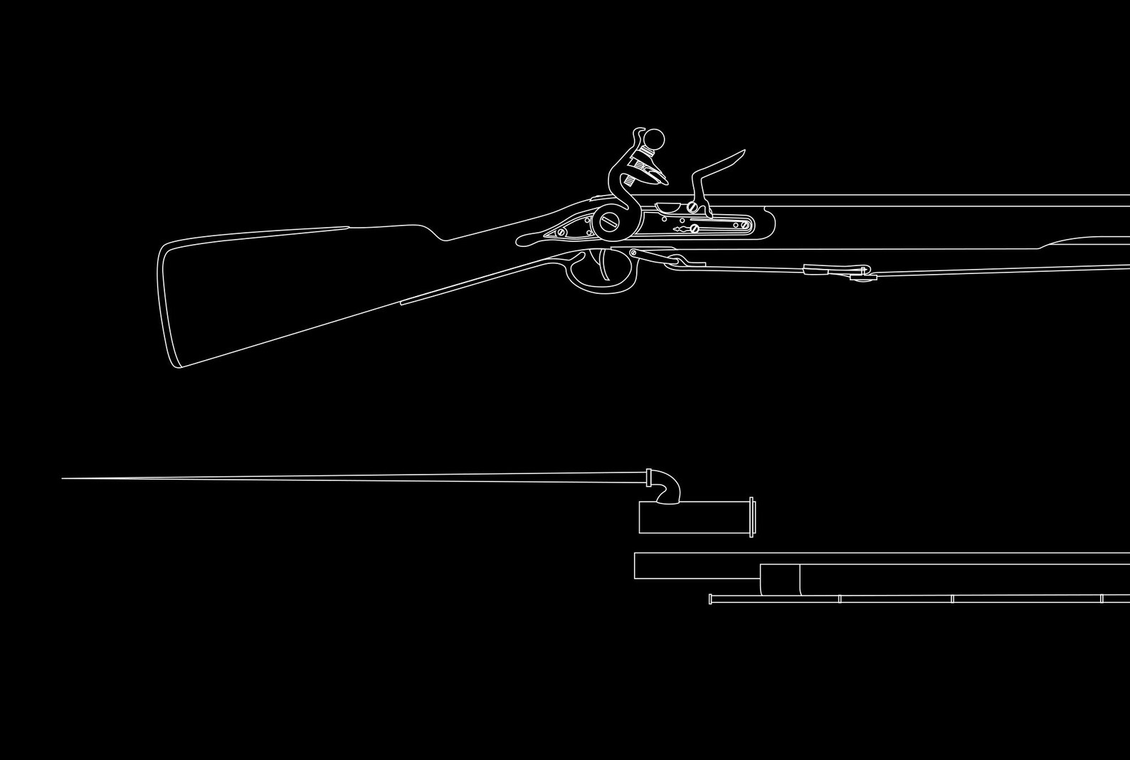 Highly Detailed Musket Rifle Vector Brown Bess 1799-1815 - Etsy
