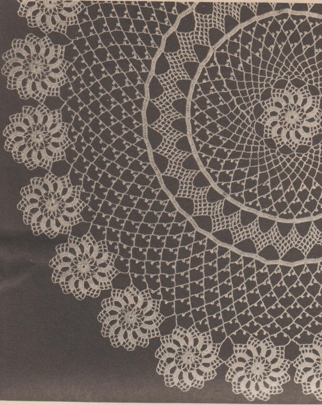 Irish Crochet Doily Pattern Vintage 1969 Download - Etsy