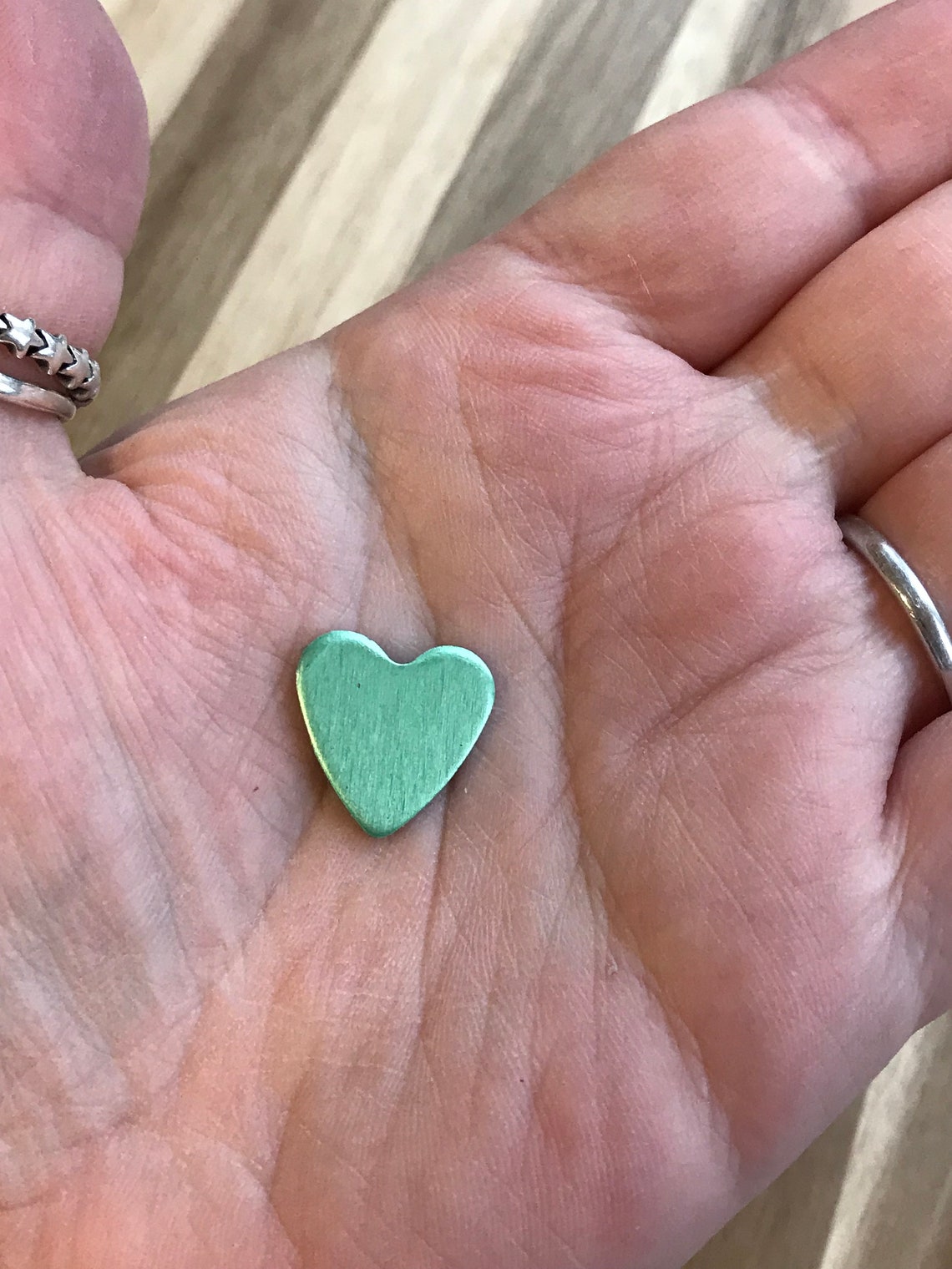 Dandelion & Fluff Hand Stamped Necklace. Heart Necklace - Etsy UK
