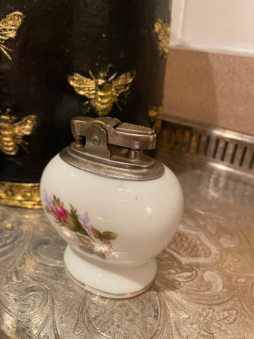 Ladies Butane Vintage Floral Lighter - Etsy