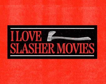 Slasher Sticker - Etsy