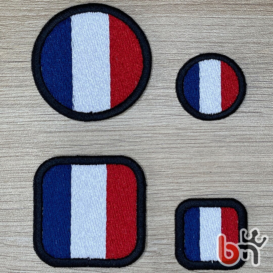 French Flag Patch of Your Choice - Etsy