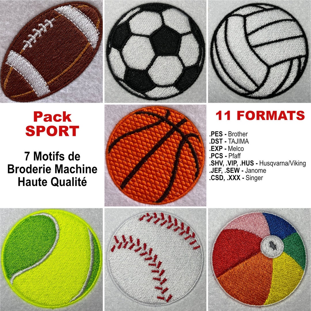 High Quality Pack SPORT - Machine Embroidery Designs - NFL Tennis ...