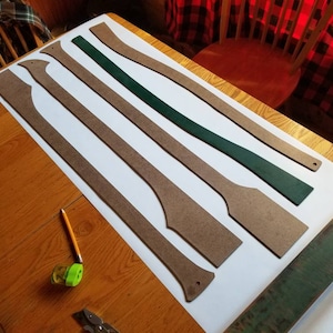 Axe Handle Templates on Paper - Complete Pattern Collection in One Set ...