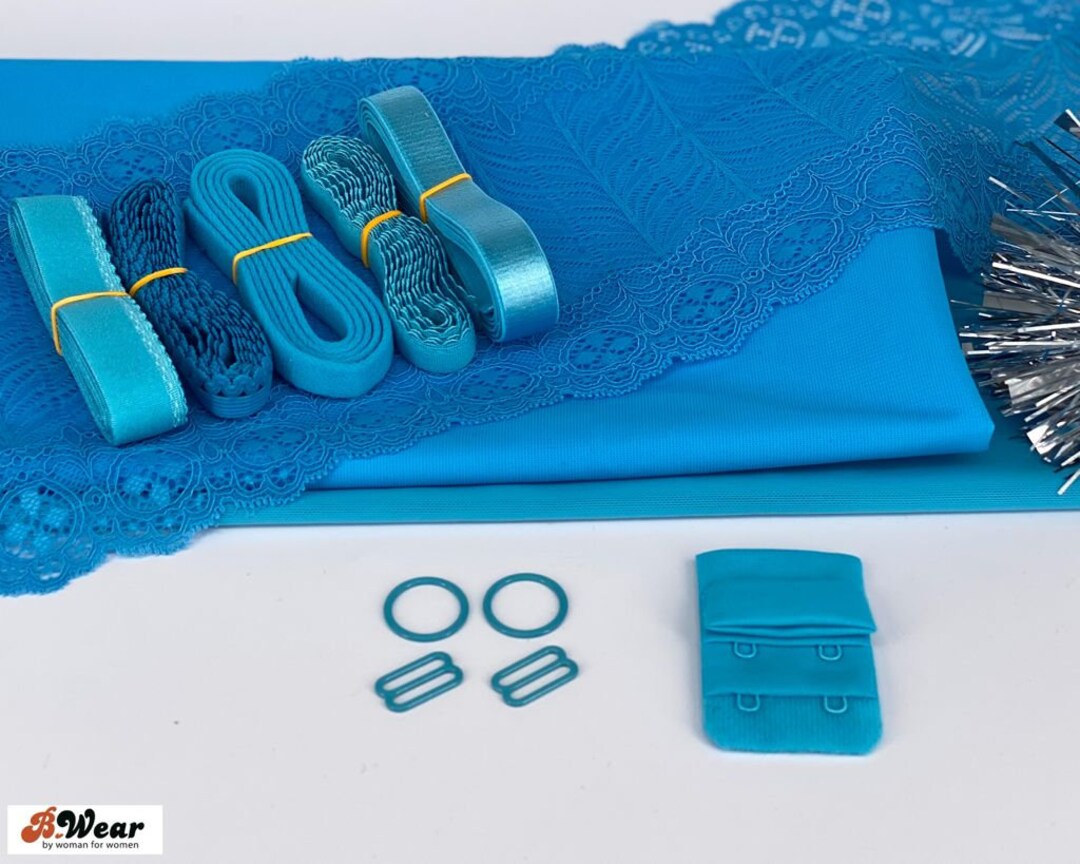 Turquoise Bra-making Kits for Most Bra Patterns - Etsy Hong Kong