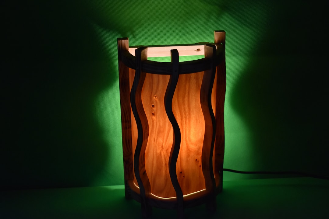 Wall Lamp, Flamed, Made of Nordic Wood & Birch Veneer Wood - Etsy