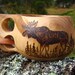 Kuksa With Animal Picture moose From Lapland 120 Ml/4 Oz - Etsy Canada