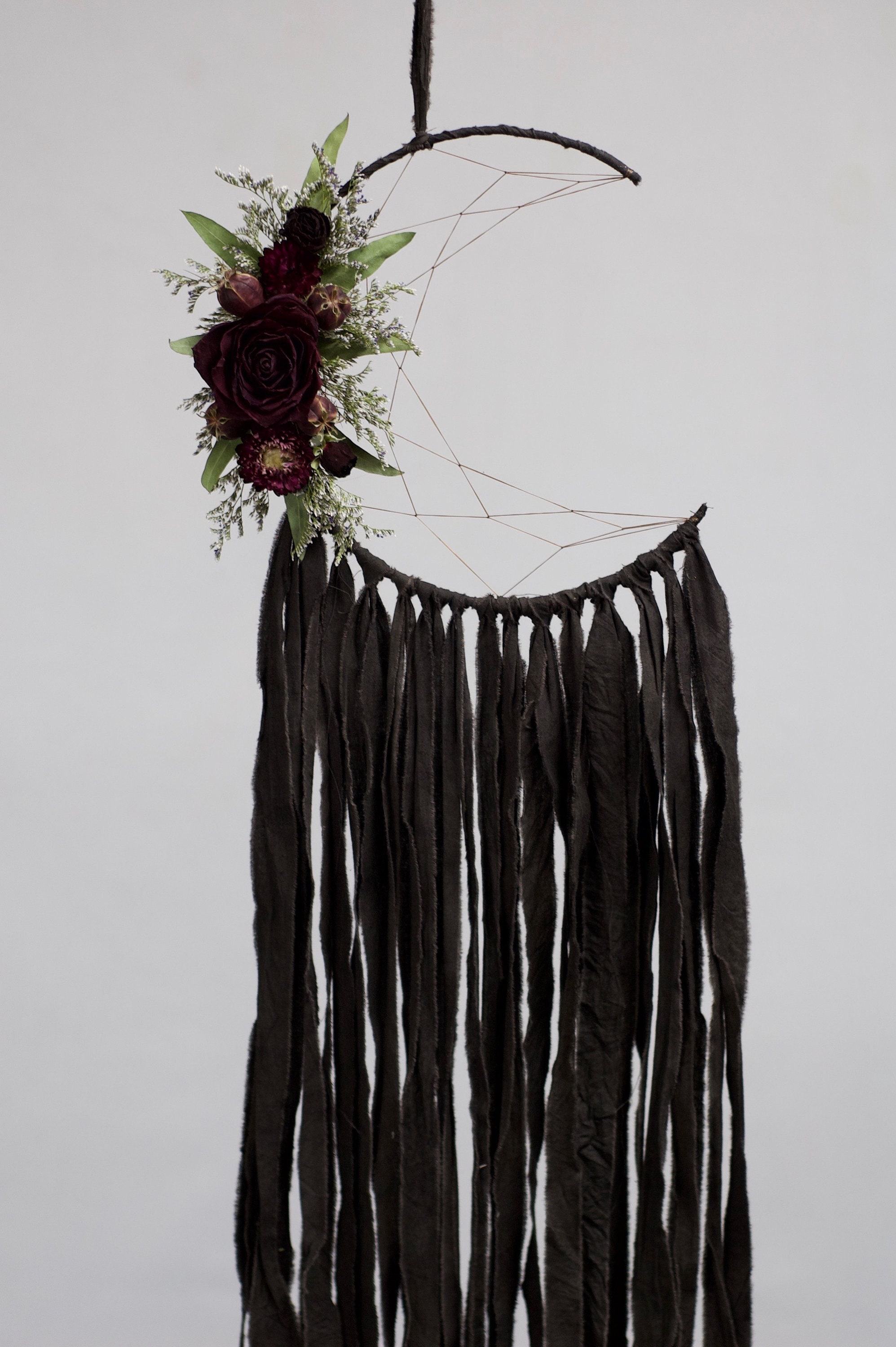 Moon Dream Catcher | Charcoal