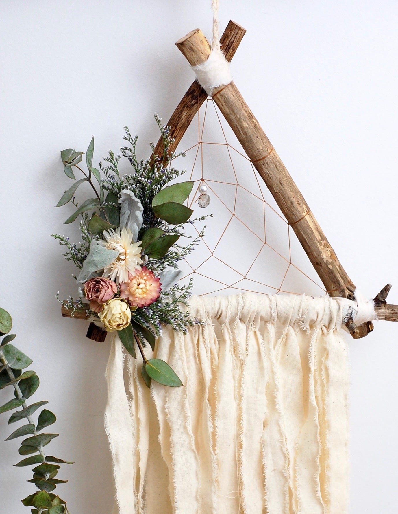 Dream Catcher With Flowers