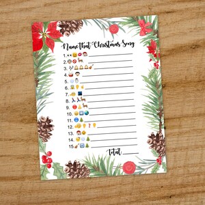 Christmas Emoji Song Game, Lyric Challenge, Name That Carol, Holiday ...