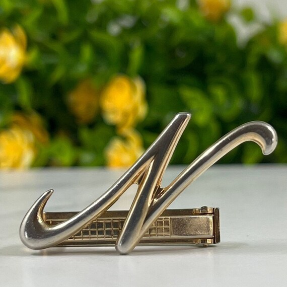 Vintage Swank Gold Art Deco Personalized Initial N Ti… - Gem