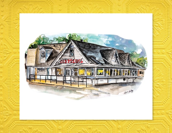 Art Print Ted Drewes watercolor Print - Etsy