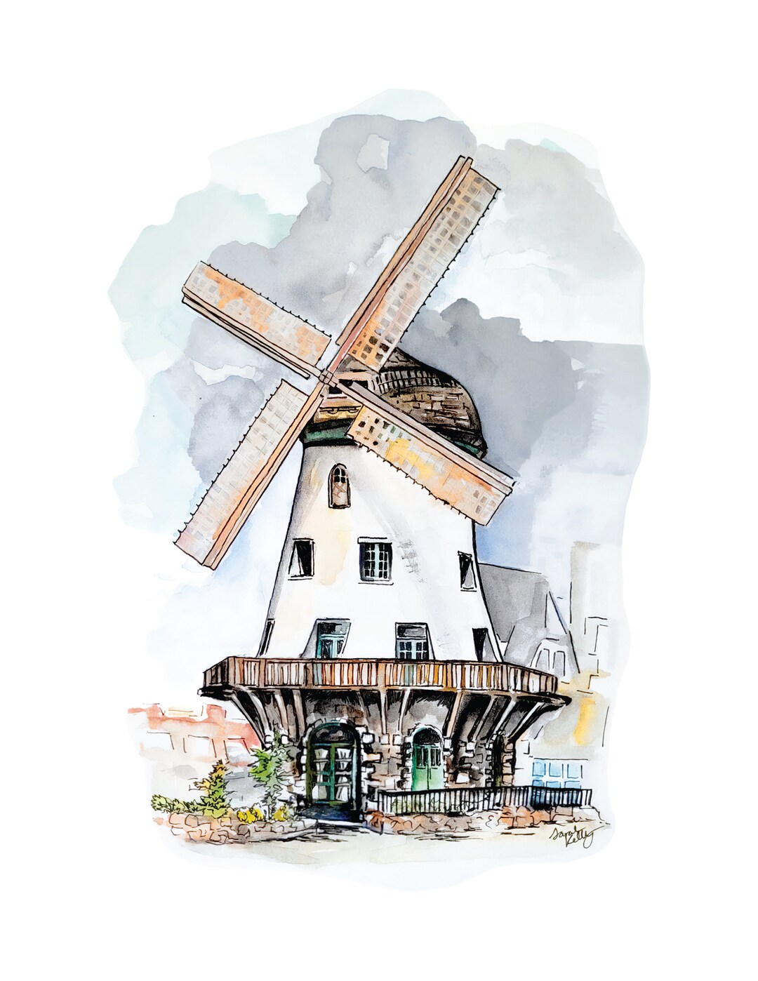 Art Print - Bevo Mill (watercolor Print) - Etsy