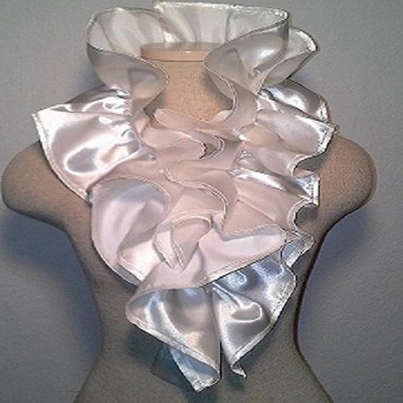 Scarf Art Detachable Ruffle Collar Gold Lame' - Etsy