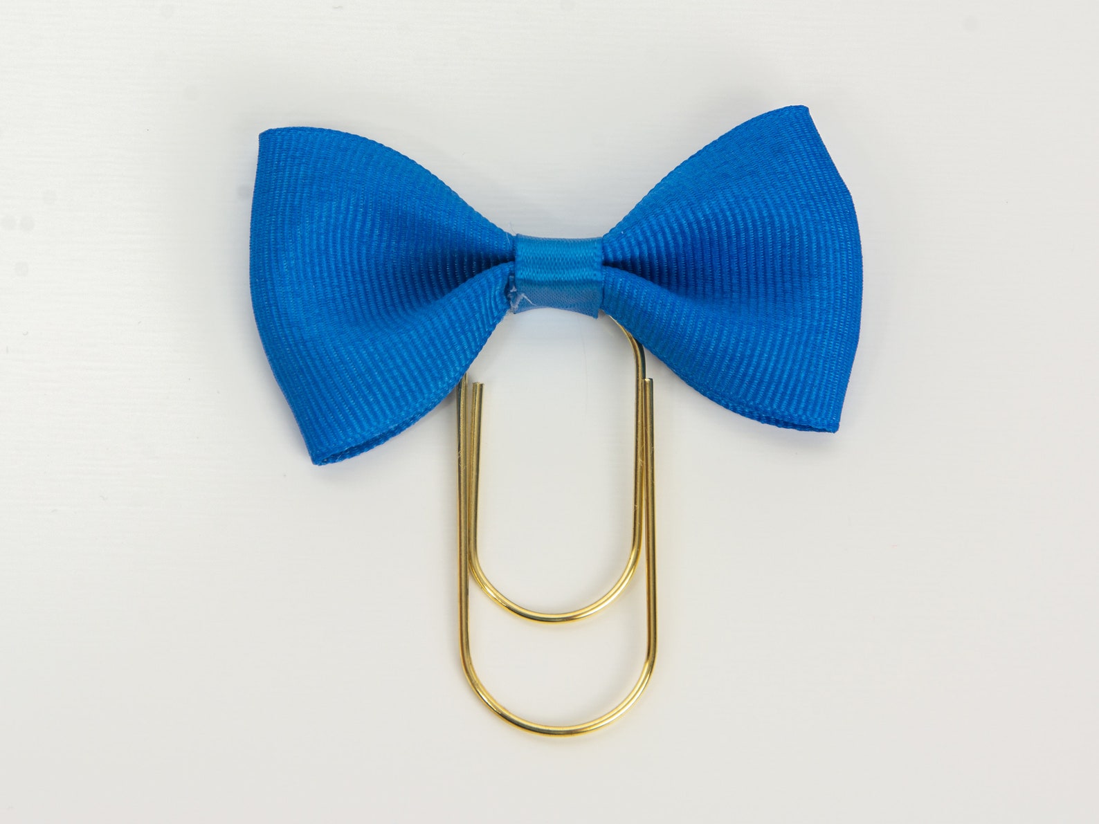 Blue or Turquoise Bow Planner Clip Bookmark with Wide | Etsy