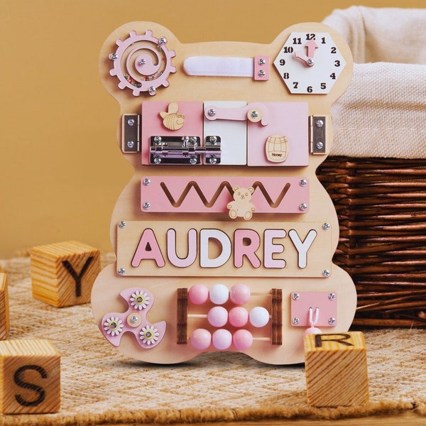 Bear Busy Board - Etsy