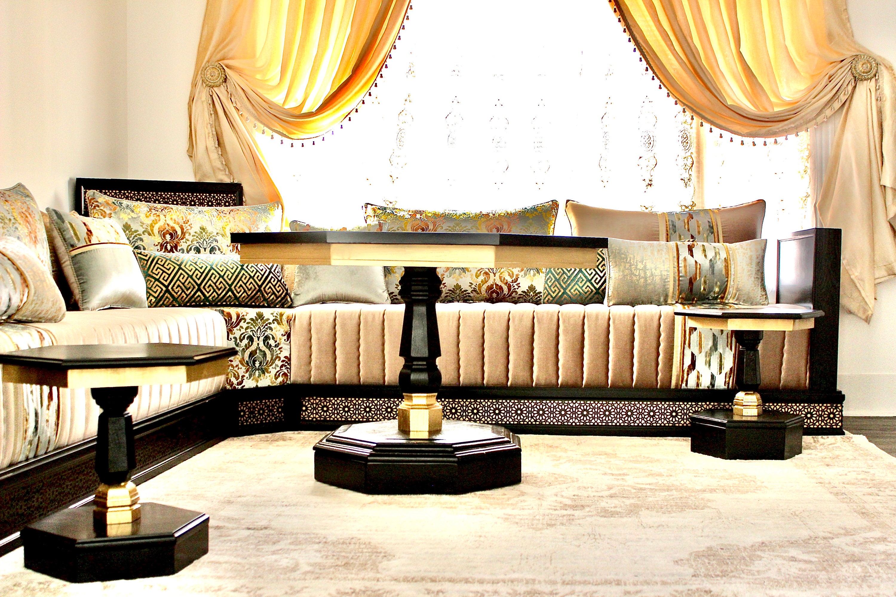 New Premium Moroccan Sofa Set Majlis Handmade - Etsy