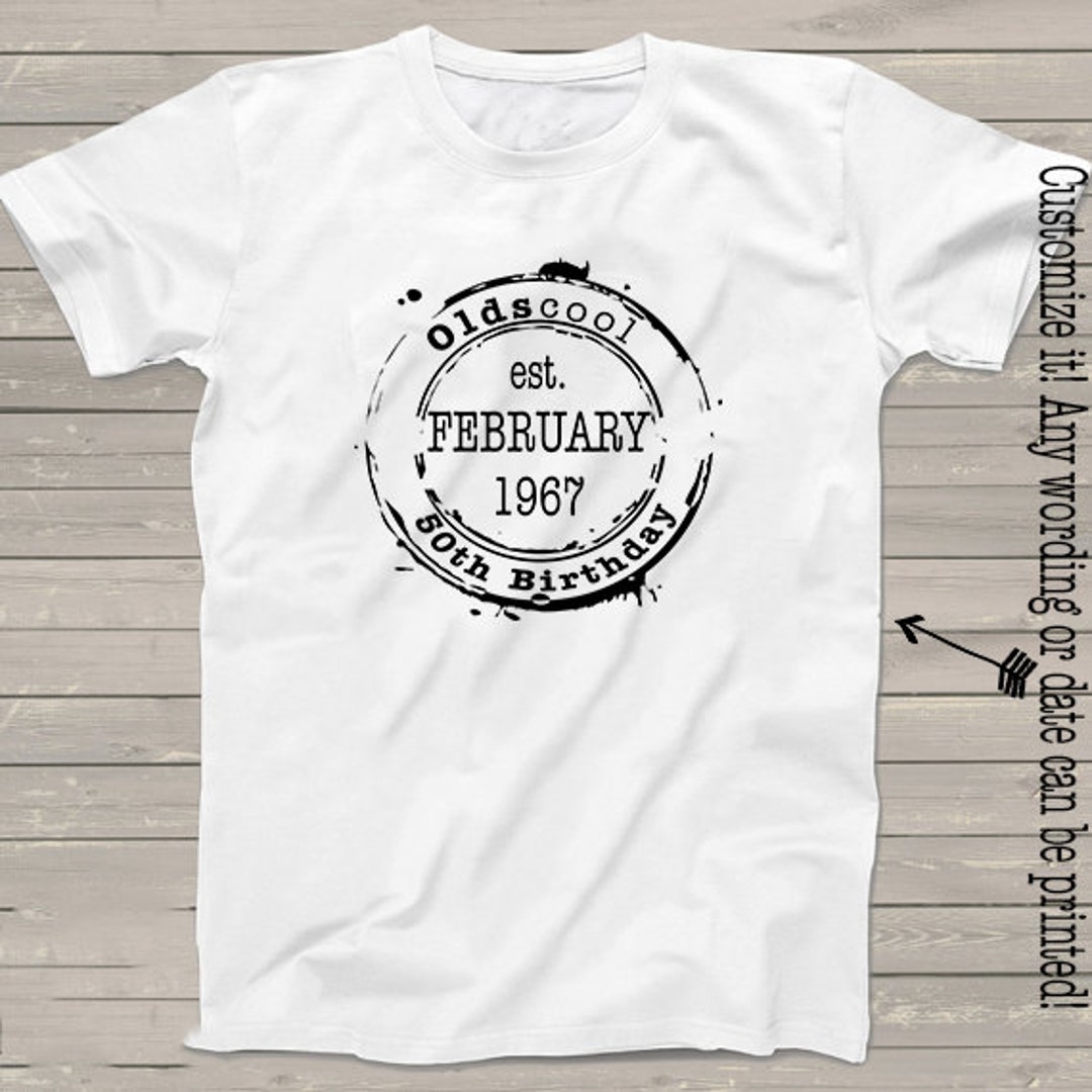 Birthday Milestone Shirt 50th Birthday Oldscool Party Tshirt ...